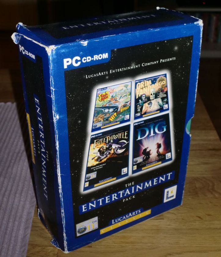 My Retrogaming Collection: The Entertainment Pack from LucasArts (PC ...