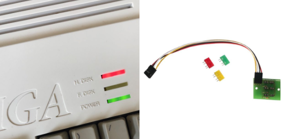 New Amiga 1200 Triple LED Adapter from AmigaKit – Old School Game Blog
