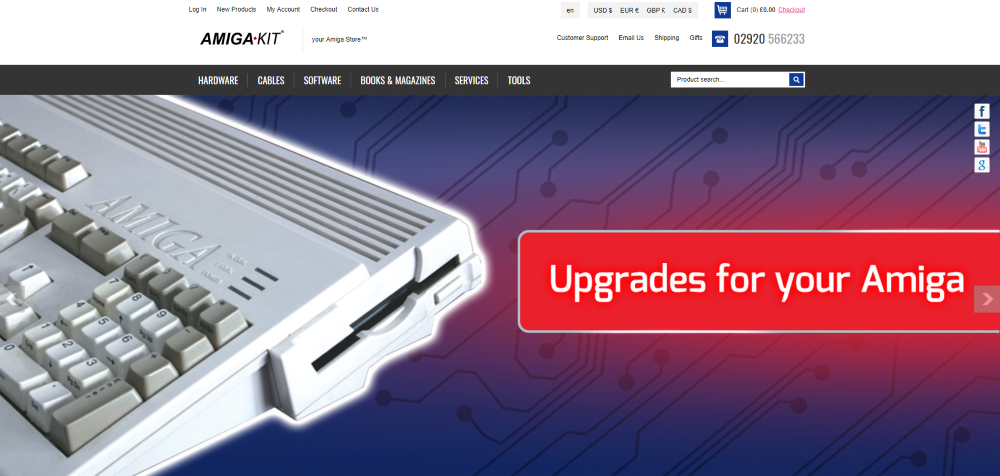 New Amiga 1200 Triple LED Adapter from AmigaKit – Old School Game Blog