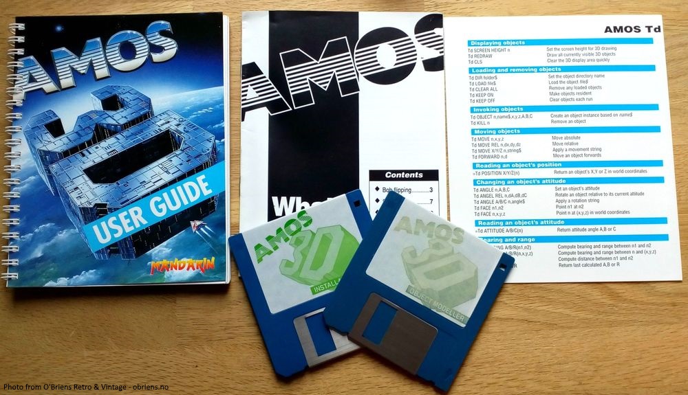Amiga: How to Install AMOS 3D on AMOS Pro – Old School Game Blog