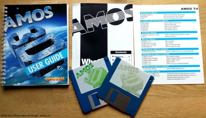 Amiga: How to Install AMOS 3D on AMOS Pro – Old School Game Blog