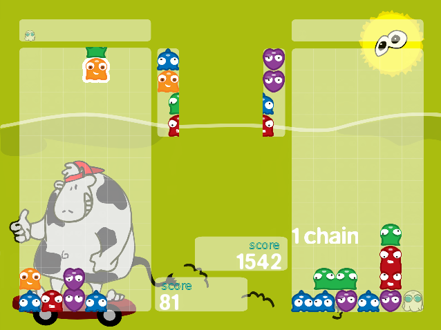 Gaming on AmigaOS 4.1: Amoebax – A Puyo Puyo clone – Old School Game Blog