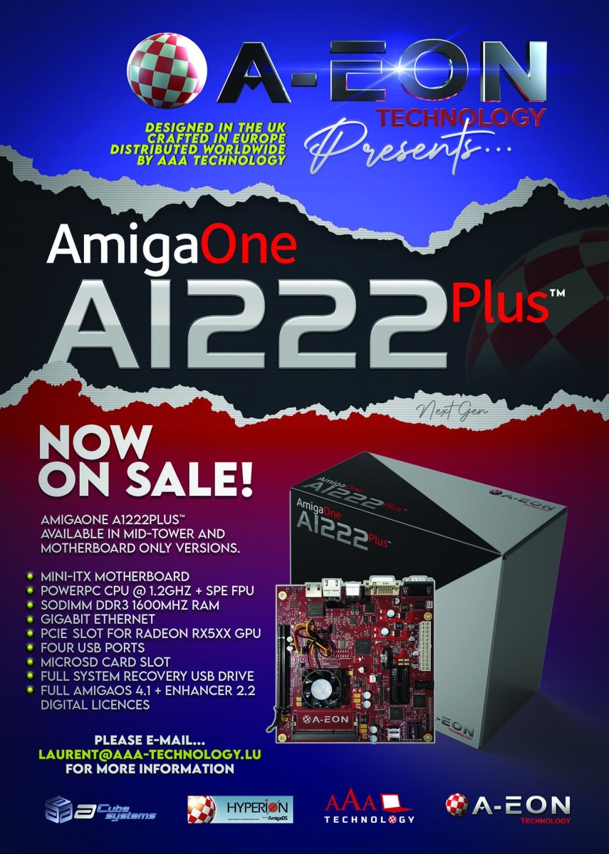 The A1222+ – Now Available for Purchase on AmigaKit.fr! – Old School ...